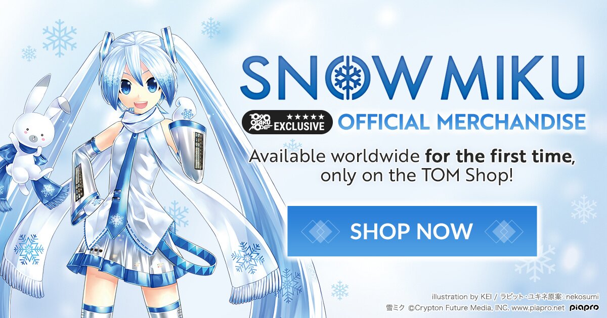 Snow Miku Official Merchandise | Tokyo Otaku Mode (TOM) Shop