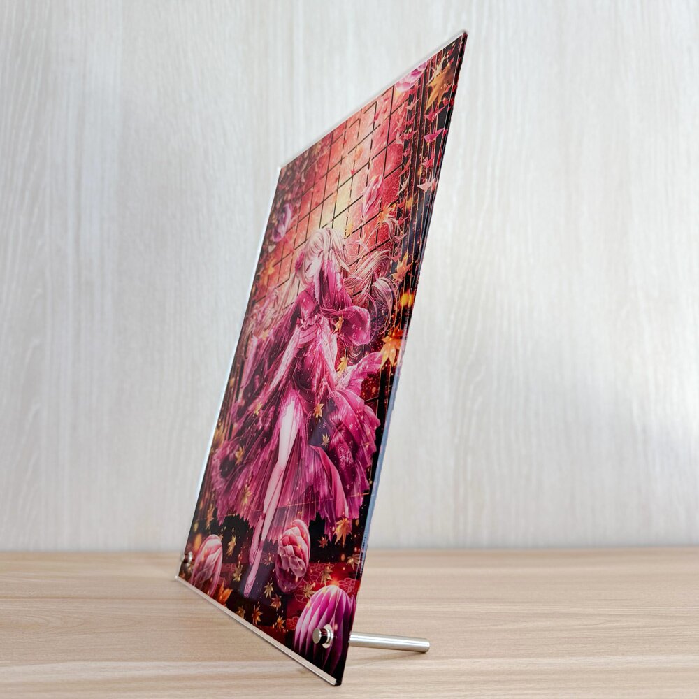 Twinkle Extra Large Acrylic Plate Rosa Vacanze Estive - Tokyo Otaku ...