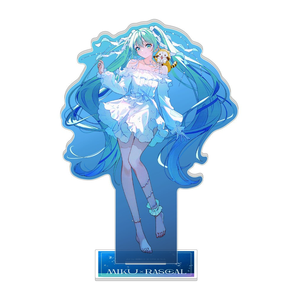 Hatsune Miku x Rascal the Raccoon 2025 Acrylic Stand Hatsune Miku ...