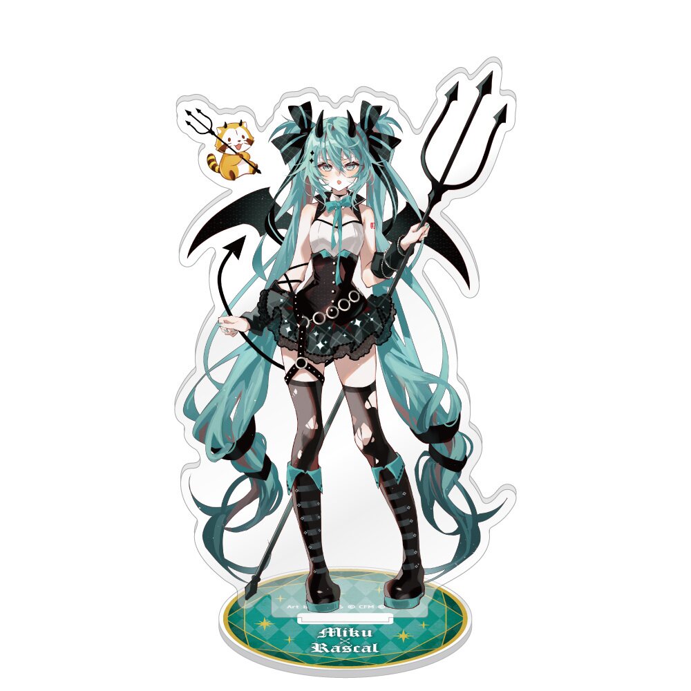 Hatsune Miku x Rascal the Raccoon 2023 Acrylic Stand - Tokyo Otaku Mode ...