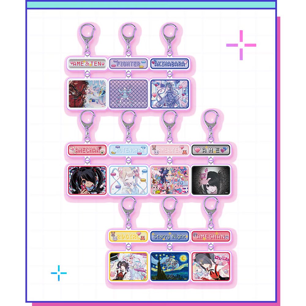 Needy Streamer Overload Acrylic Key Chain w/ Plate (1 Pack) - Tokyo ...