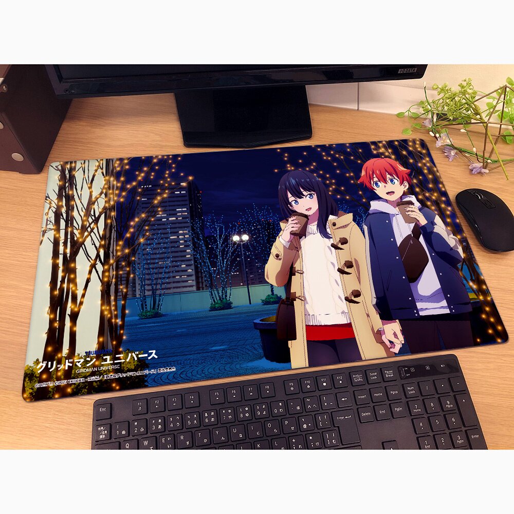 Gridman Universe Rubber Mat Yuta Hibiki & Rikka Takarada: Winter Date ...