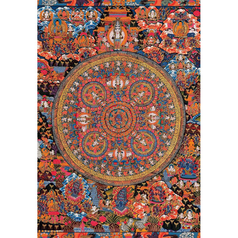 Shaka Muni Butsu Mandala Jigsaw Puzzle - Tokyo Otaku Mode (TOM)