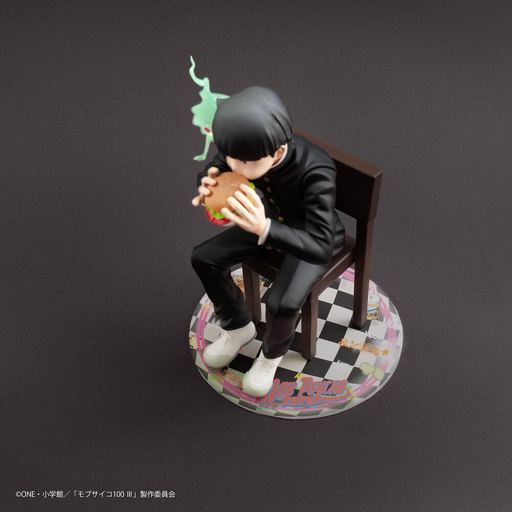 Mob Psycho 100 III x Bunbougu Cafe 2022 Figure Shigeo Kageyama & Ekubo ...