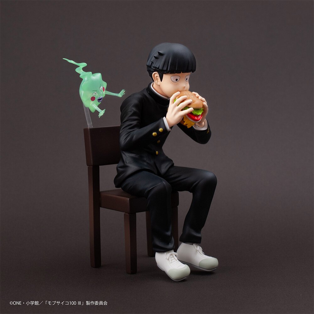 Mob Psycho 100 III x Bunbougu Cafe 2022 Figure Shigeo Kageyama & Ekubo ...