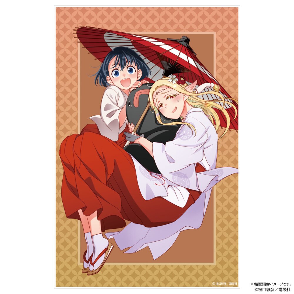 Otaku Elf Manga Edition Elda & Koito Acrylic Art Stand Oilpaper ...