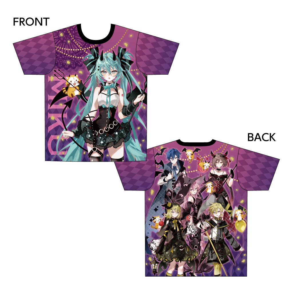 Hatsune Miku x Rascal the Raccoon 2023 Full Graphic T-Shirt - Tokyo ...