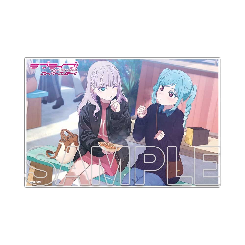 Love Live! Superstar!! Mini Acrylic Plate Liella! Margarete & Tomari ...