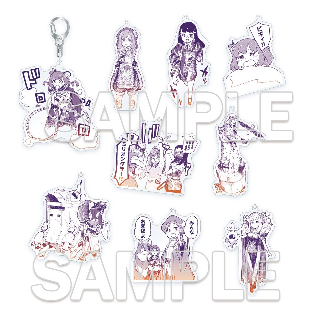 Genjitsu no Yohane: Unpolarized Reflection Tradable Acrylic Keychain ...