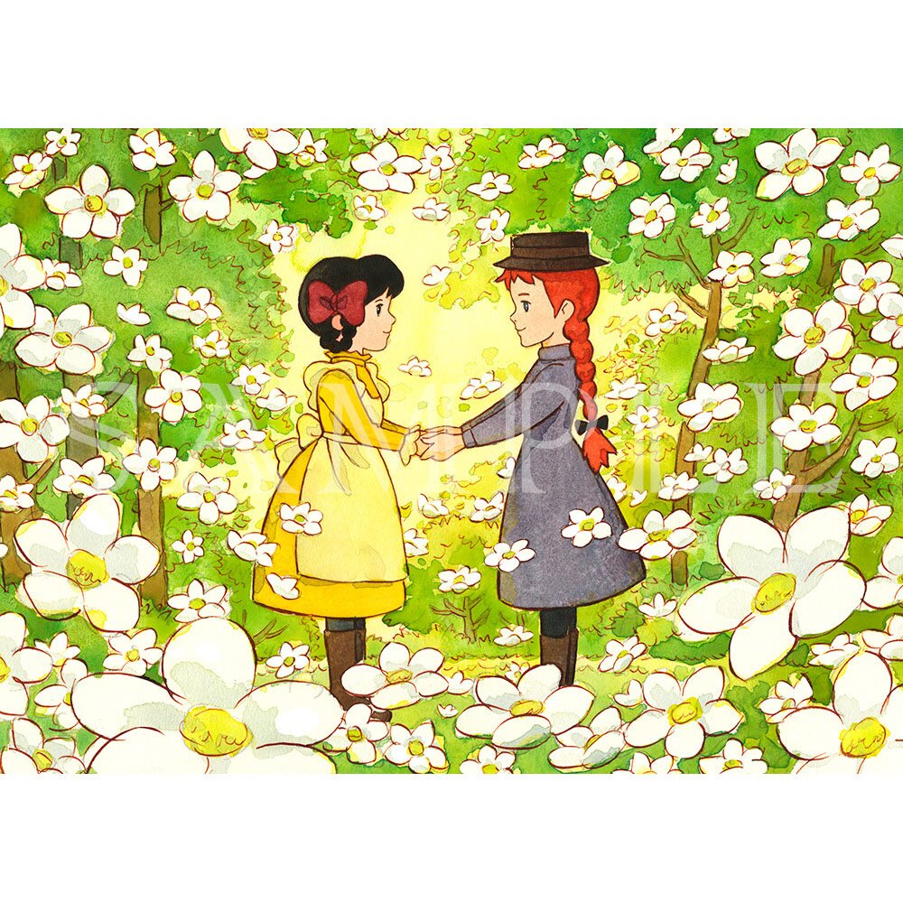 "Anne & Diana" Chara Fine Graph Print - Tokyo Otaku Mode (TOM)