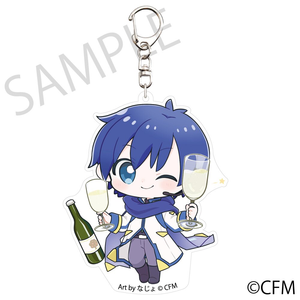 Snow Miku x Hirohako Die-cut Acrylic Keychain Hirosaki KAITO Art by ...