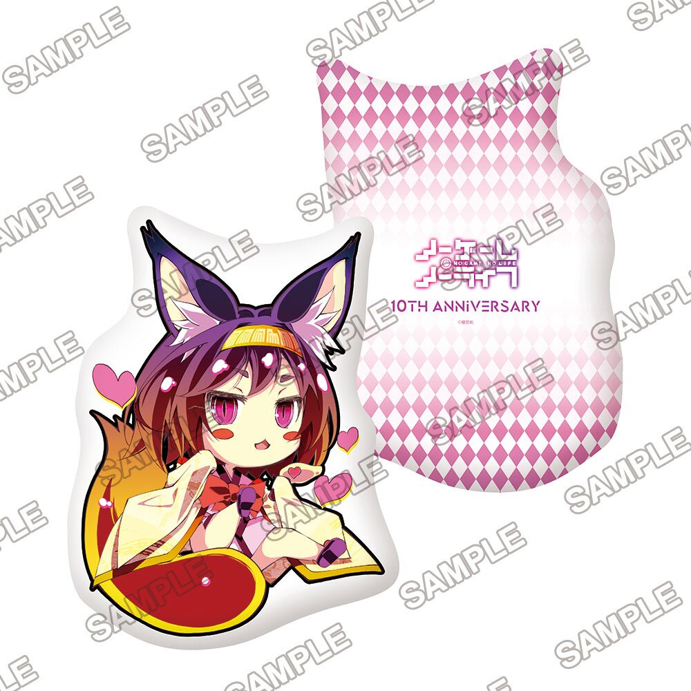 No Game No Life 10th Anniversary Die-cut Cushion Collection - Tokyo ...
