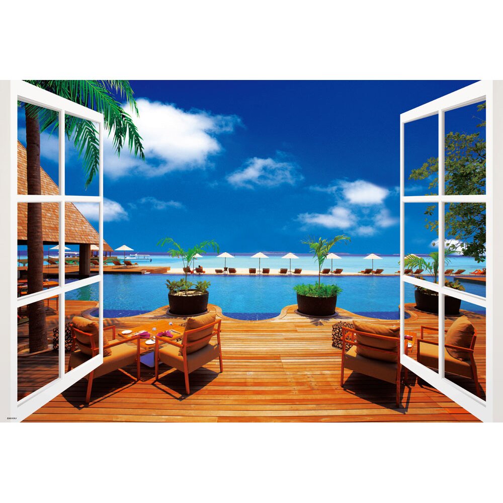 Tropical Ocean View Jigsaw Puzzle - Tokyo Otaku Mode (TOM)