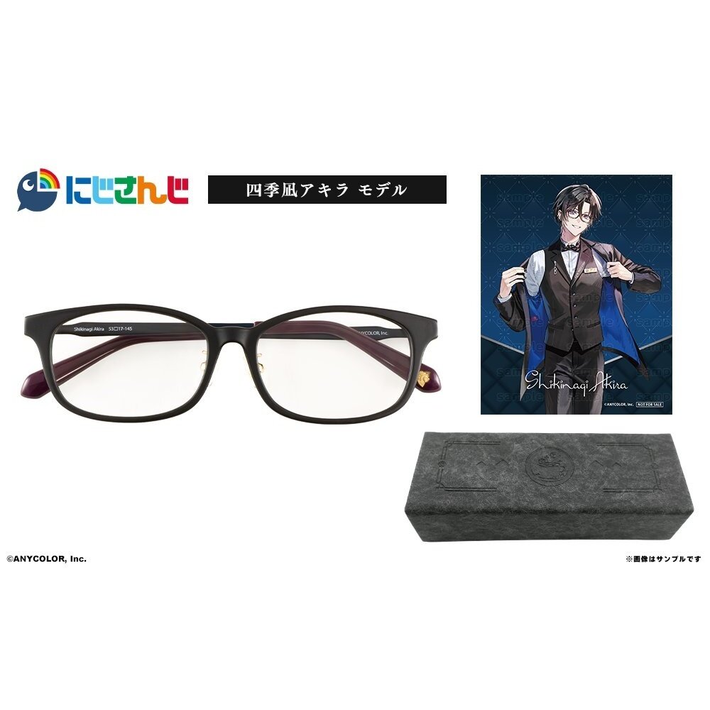 NIJISANJI VOLTACTION Collaboration Glasses Shikinagi Akira Model & Goods Set - Tokyo Otaku Mode ...