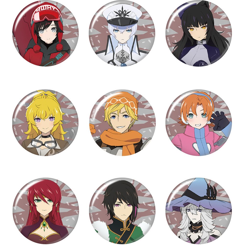 RWBY: Ice Queendom Collectible Pinback Button Collection Box Set: Good ...