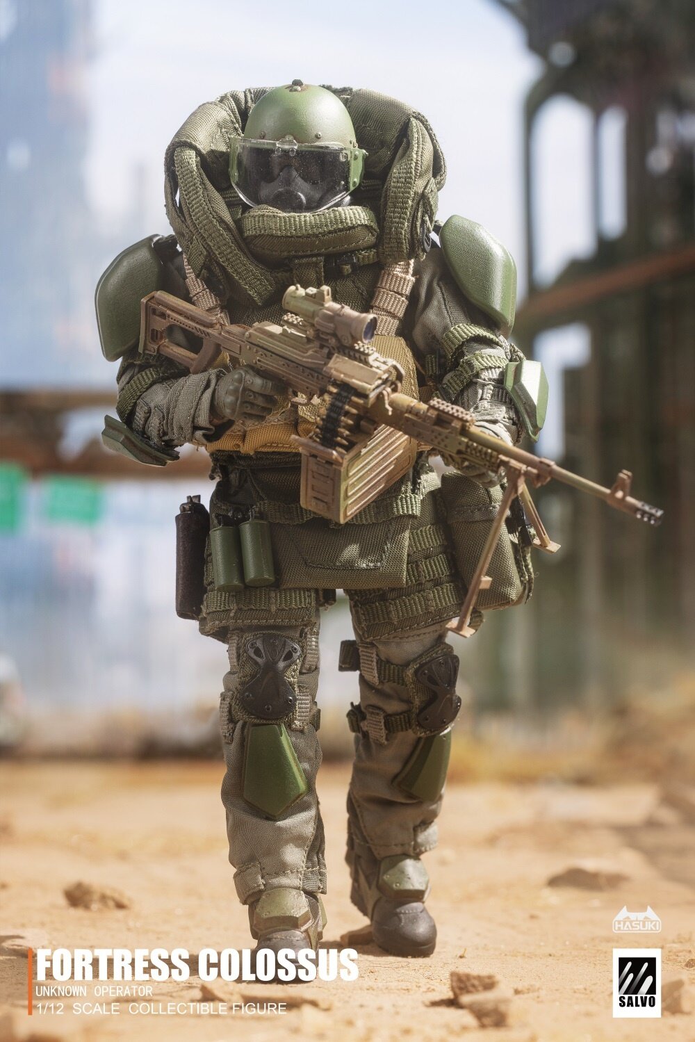 Salvo Series Black Ops SA02 Fortress Colossus 1/12 Scale Action Figure ...