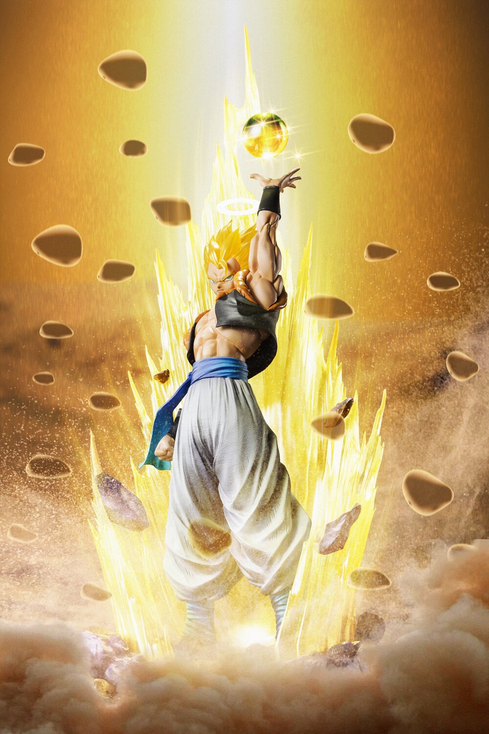 Figuarts Zero Dragon Ball Extra Battle Super Saiyan Gogeta -Dragon Fist ...