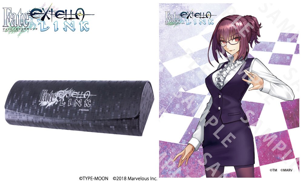 Fate/Extella Link Scathach Model Collaboration Glasses (Clear Lenses ...