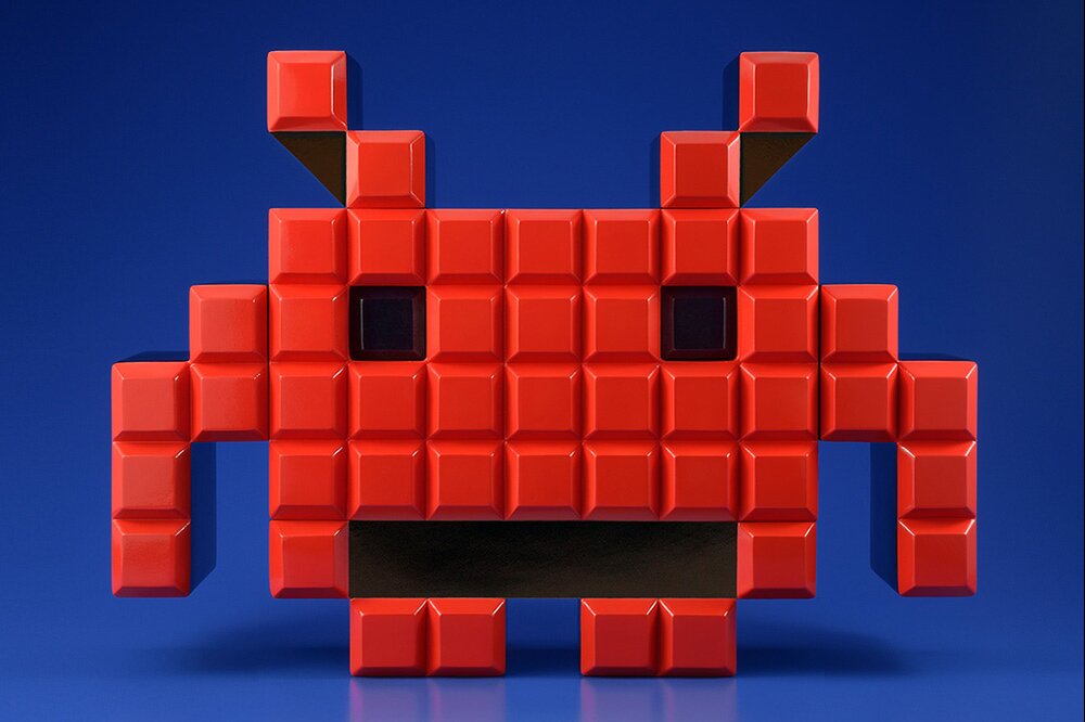 SoftB Space Invaders Crab Non-Scale Figure: Bellfine - Tokyo Otaku Mode ...