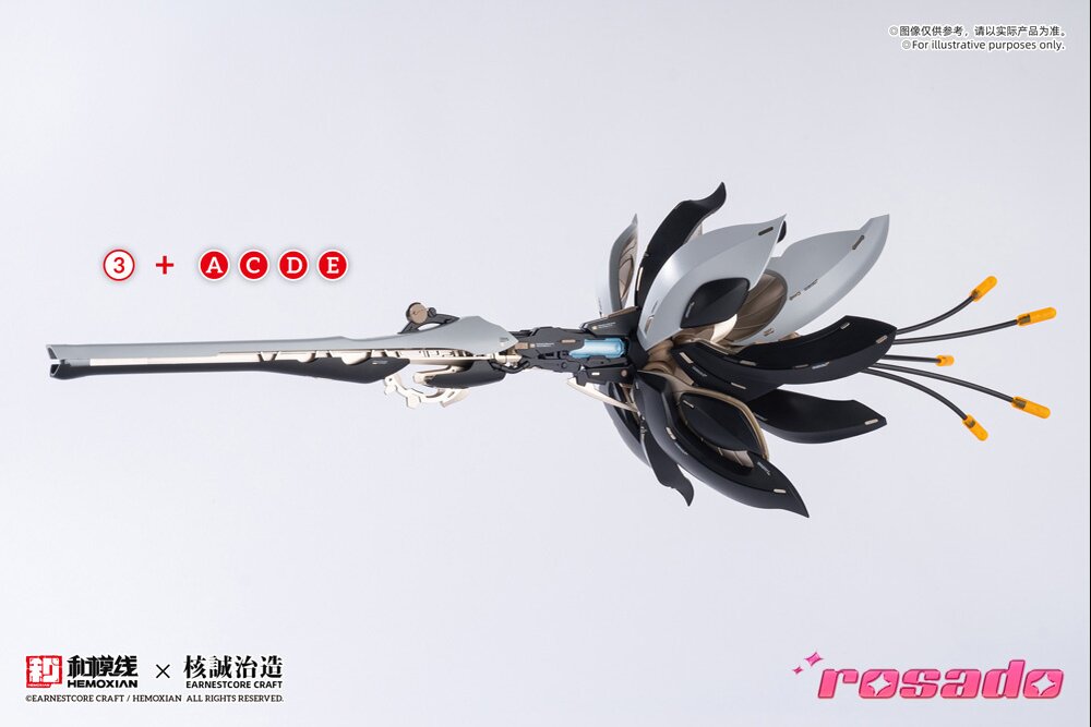 Rosado Project RS-03 Starflower Lily MK3 1/10 Scale Plastic Model Kit ...