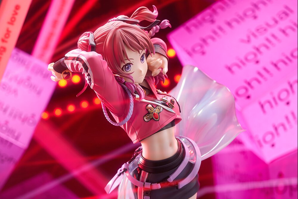 Gakuen Idolm@ster Saki Hanami -Fighting My Way- 1/7 Scale Figure ...