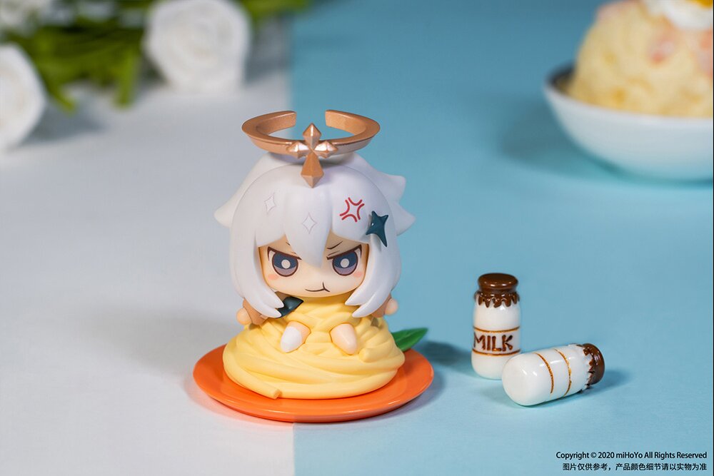 Genshin Impact Paimon is NOT EMERGENCY FOOD! Paimon Mascot Figure ...