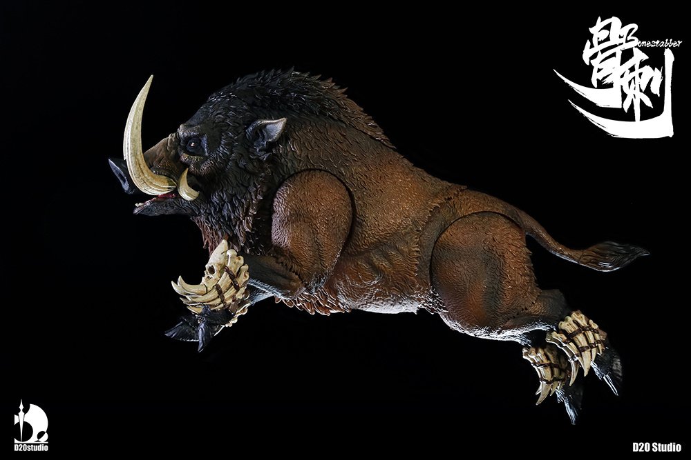 Battle Boar Bonestabber (Brown) 1/12 Scale Action Figure - Tokyo Otaku ...