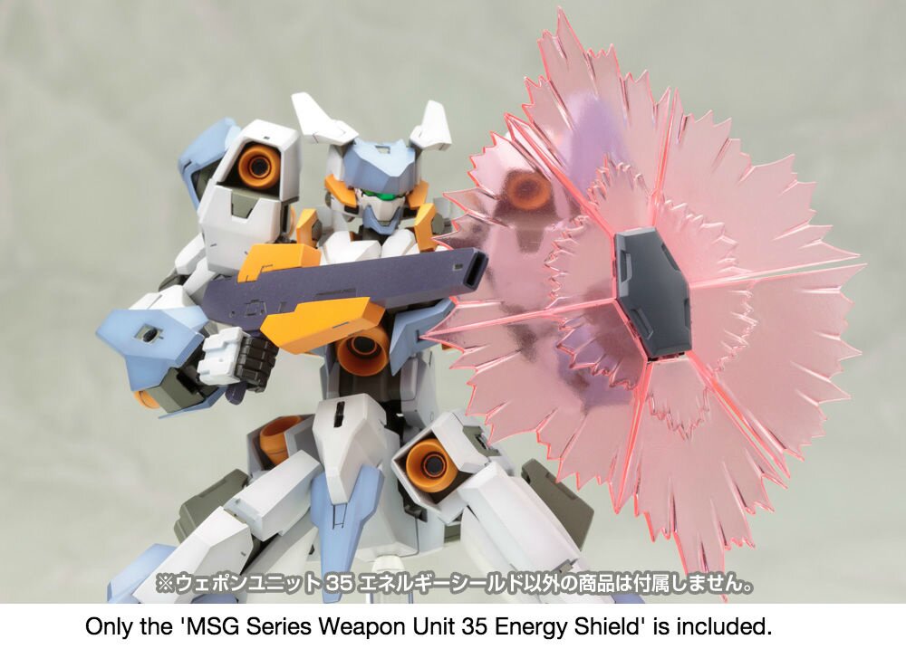 MSG Series Weapon Unit 35: Energy Shield: KOTOBUKIYA - Tokyo Otaku Mode ...