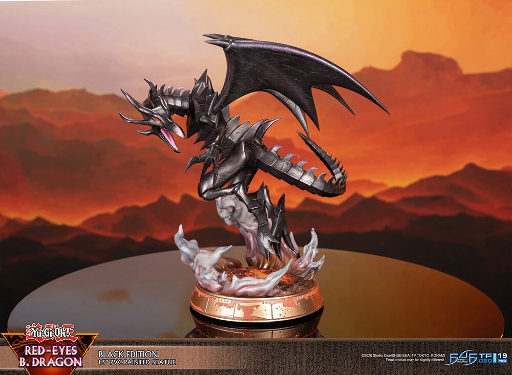 Yu-Gi-Oh! Red-Eyes B. Dragon: Black Edition Statue: First 4 Figures - Tokyo Otaku Mode (TOM)