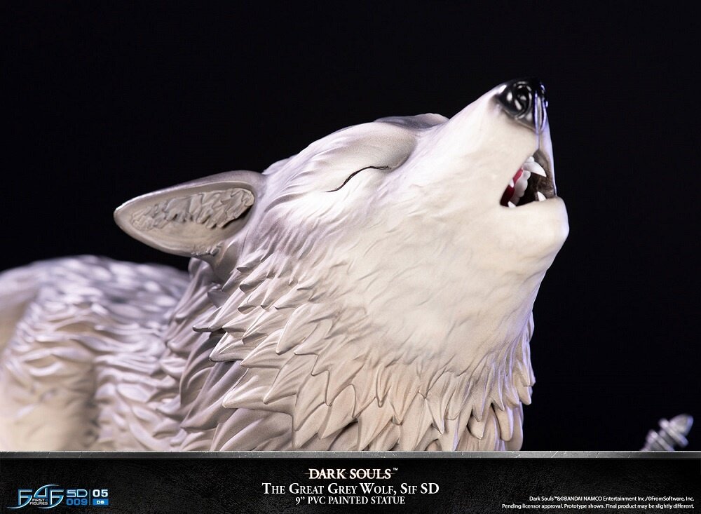 Dark Souls The Great Grey Wolf Sif: Standard Edition SD Statue: First 4 ...