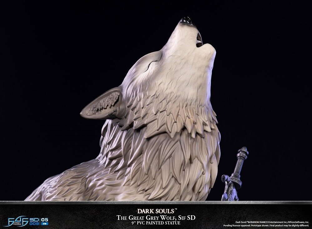 Dark Souls The Great Grey Wolf Sif: Standard Edition SD Statue: First 4 ...