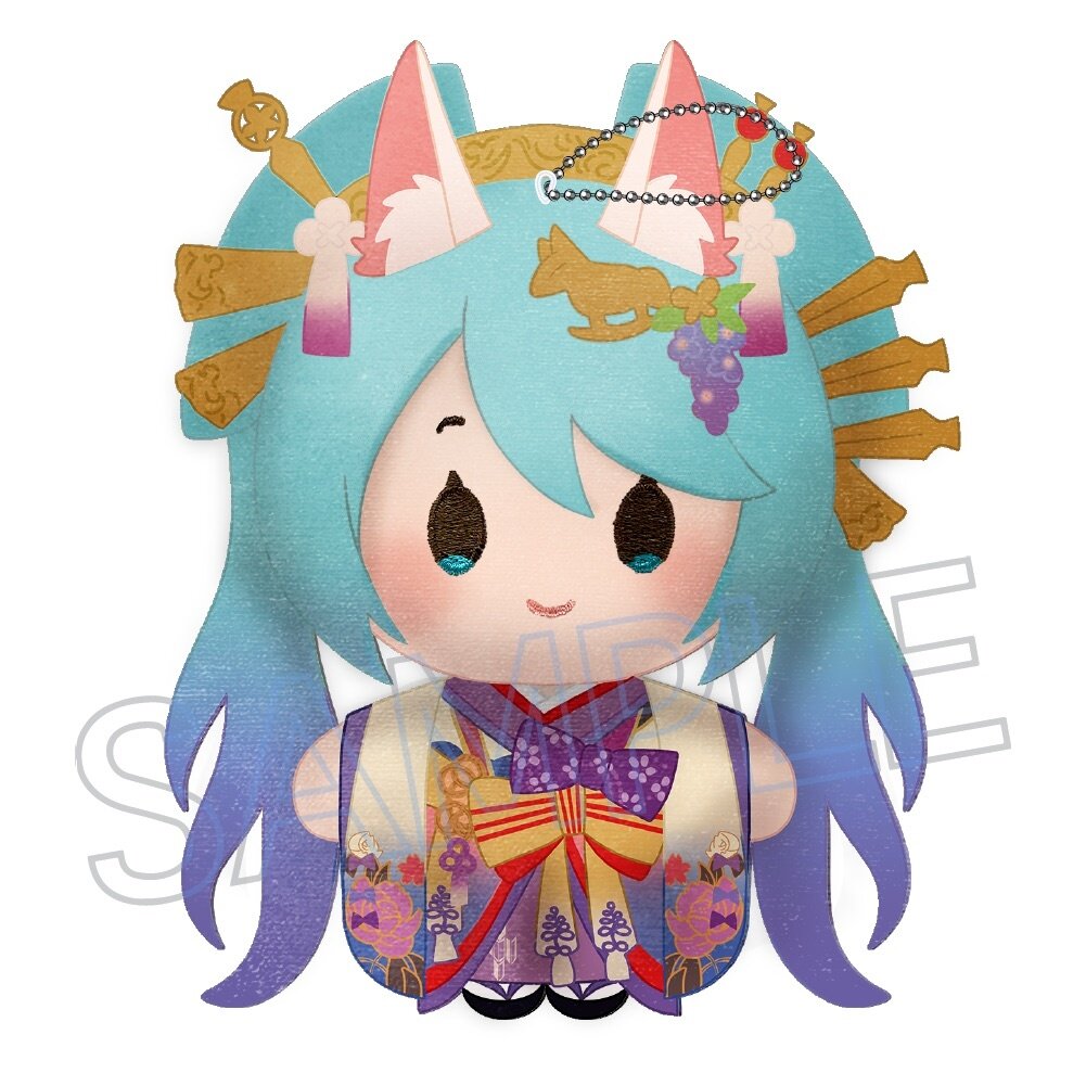 Hatsune Miku Hyakki Yakou -Reien- Plushie Mascot Shirogitsune - Tokyo ...