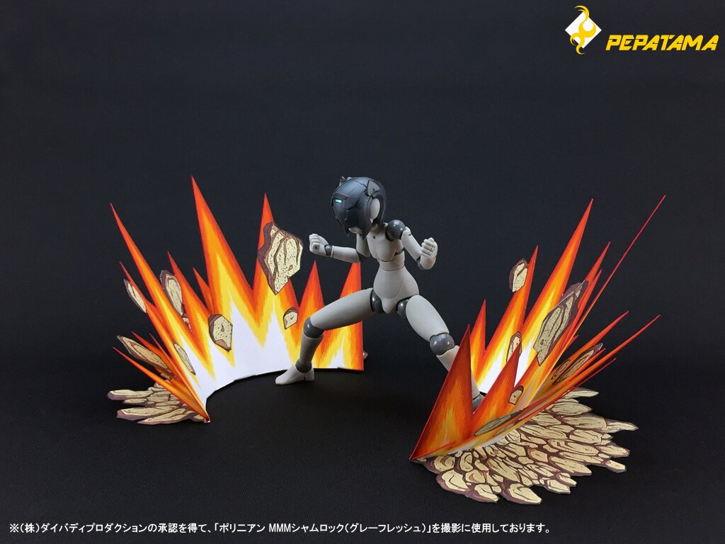 Pepatama Papercraft Explosion Effect Set A - Tokyo Otaku Mode (TOM)
