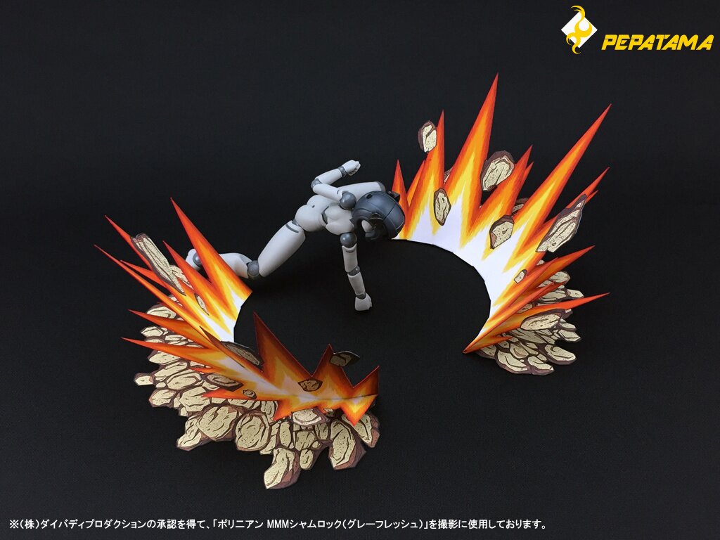 Pepatama Papercraft Explosion Effect Set A - Tokyo Otaku Mode (TOM)