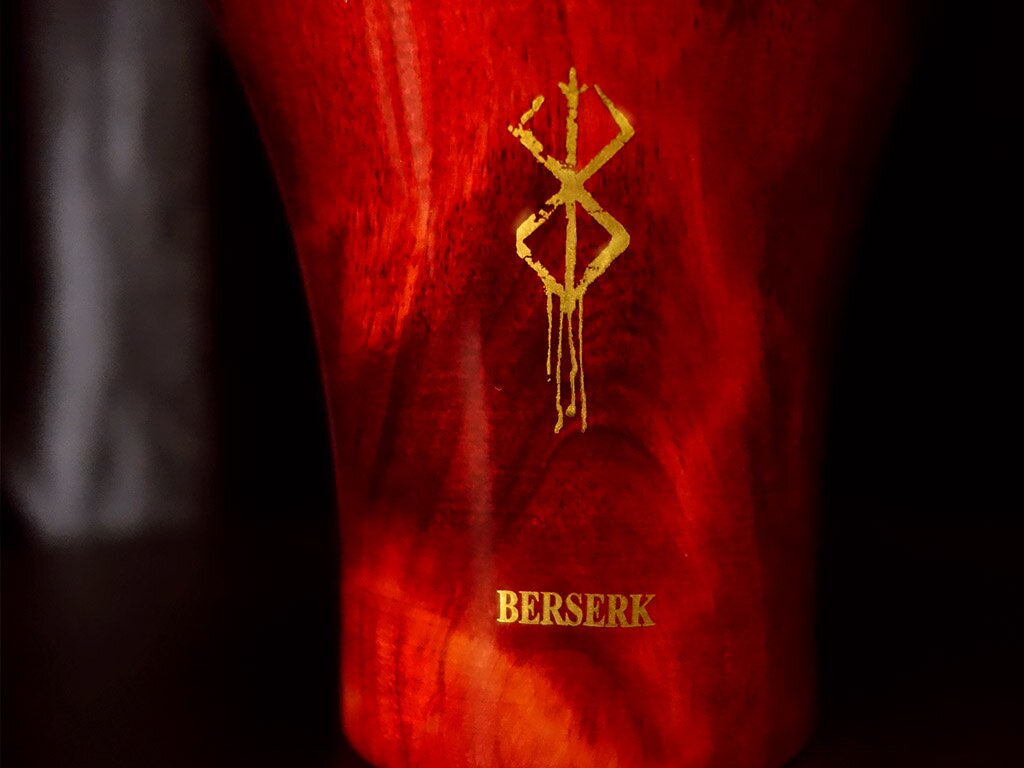 Berserk Mark of Sacrifice Wooden maki-e Cup Red 16% OFF - Tokyo Otaku ...
