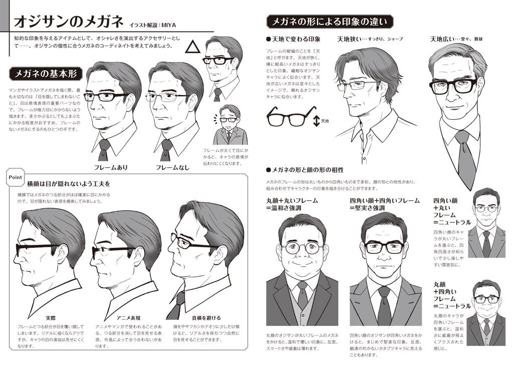 Techniques for Drawing Middle-aged Men: Face & Body Edition - Tokyo ...