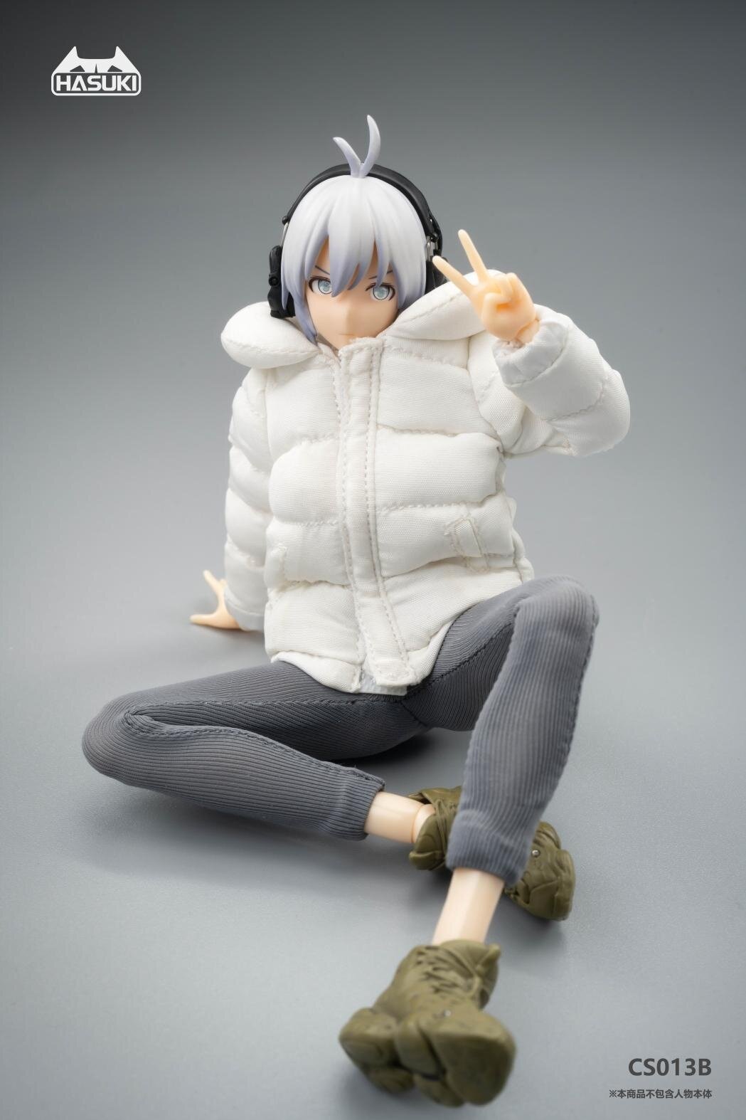 Down Jacket & Leggings Set for 1/12 Scale Action Figure: Hasuki - Tokyo ...