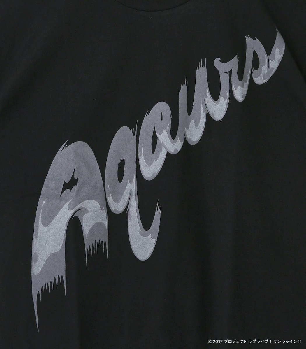Love Live! Aqours Logo Black T-Shirt - Tokyo Otaku Mode (TOM)
