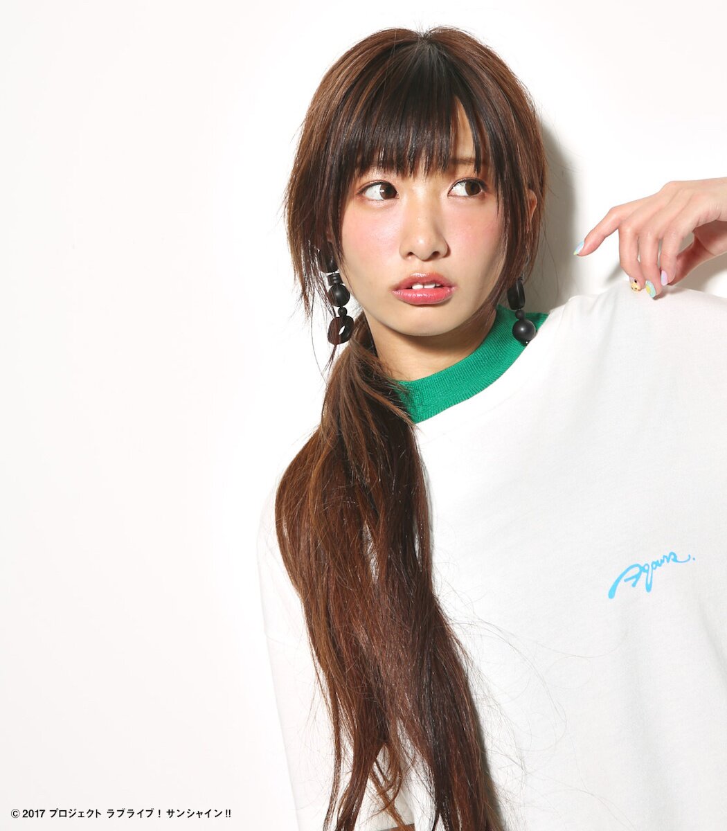 Love Live! Aqours Members White T-Shirt: Baroque Japan - Tokyo Otaku ...