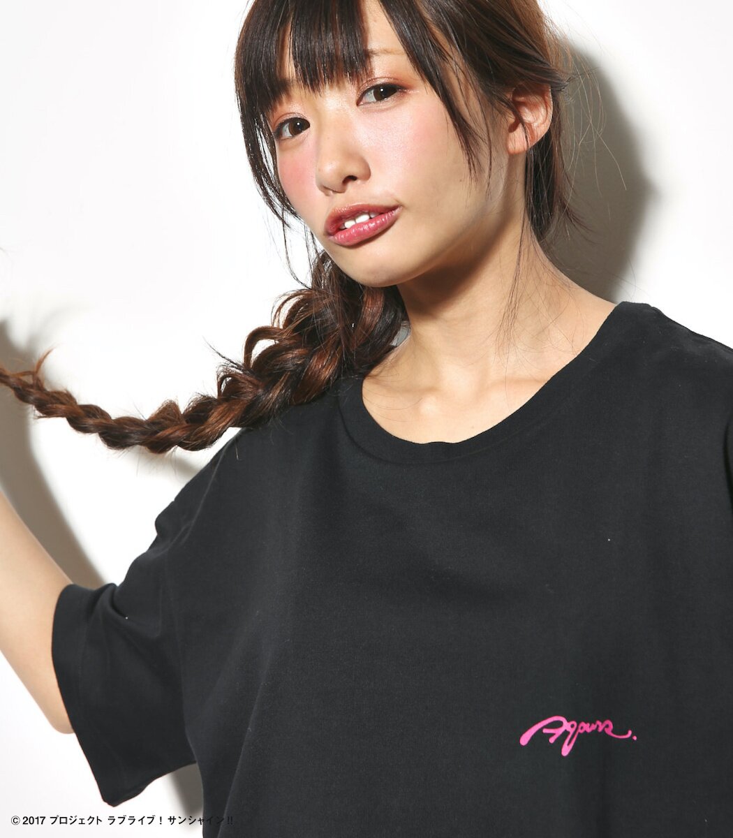 Love Live! Aqours Members Black T-Shirt: Baroque Japan - Tokyo Otaku ...