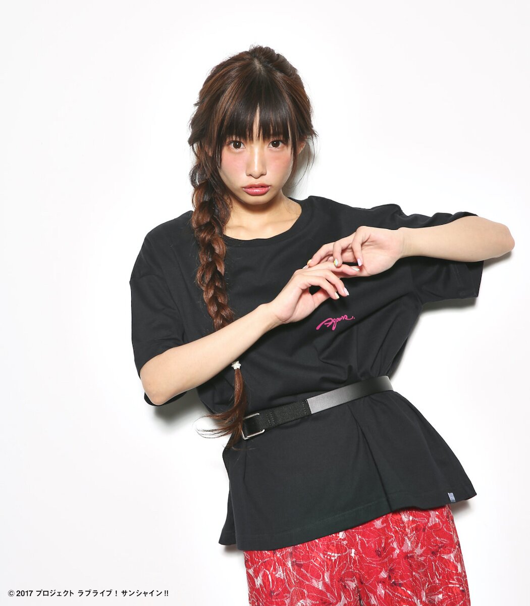 Love Live! Aqours Members Black T-Shirt: Baroque Japan - Tokyo Otaku ...