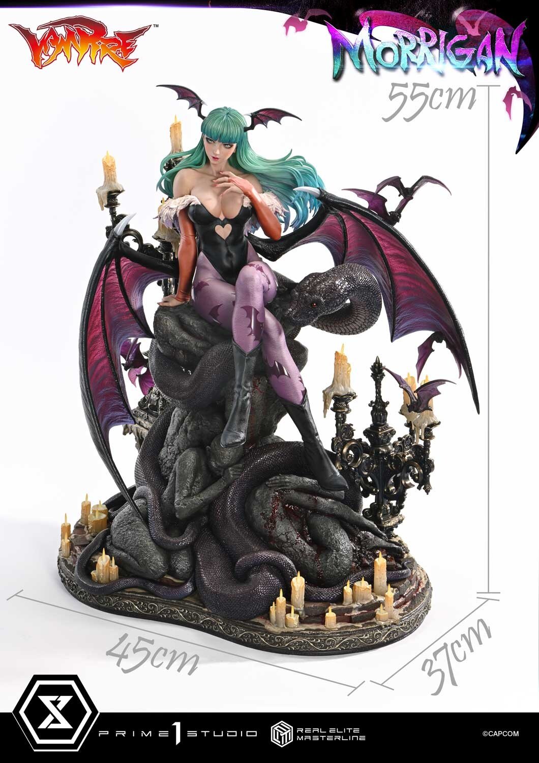 Real Elite Masterline Darkstalkers Morrigan 1/4 Scale Figure - Tokyo ...