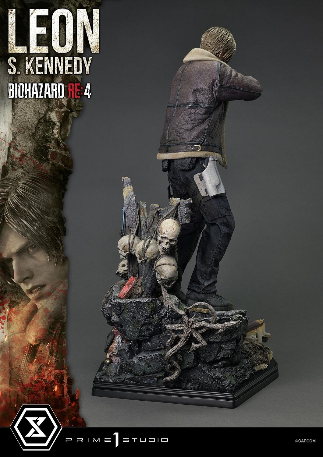 Ultimate Premium Masterline Resident Evil 4 Leon S. Kennedy 1/4 Scale ...