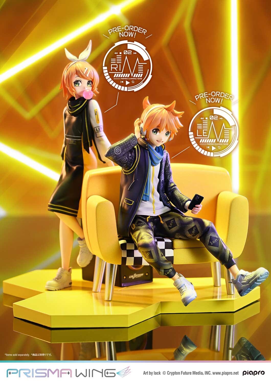 Prisma Wing Piapro Characters Kagamine Len Art by lack Bonus Edition 1/ ...