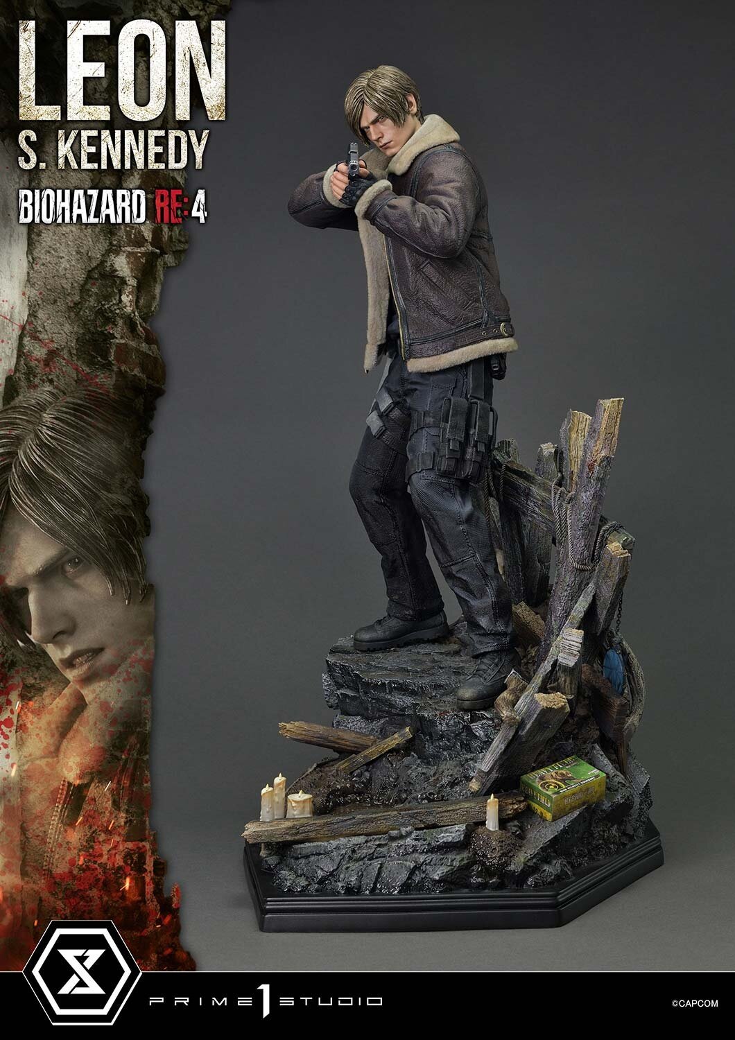 Ultimate Premium Masterline Resident Evil 4 Leon S. Kennedy 1/4 Scale ...