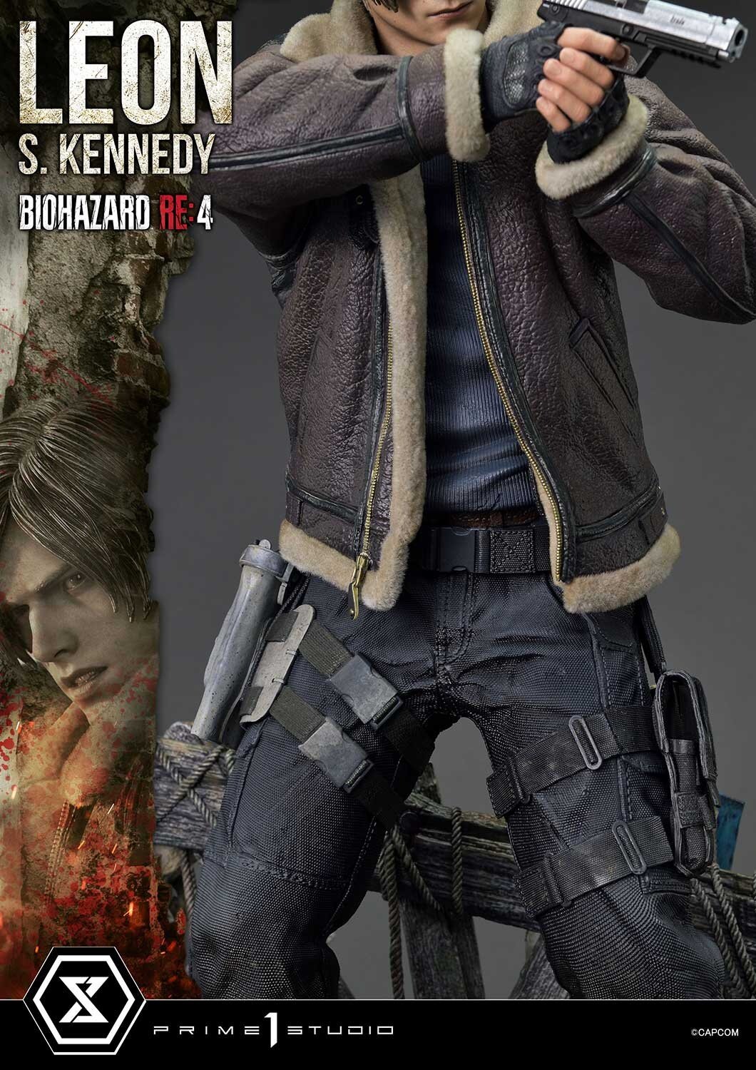 Ultimate Premium Masterline Resident Evil 4 Leon S. Kennedy 1/4 Scale ...