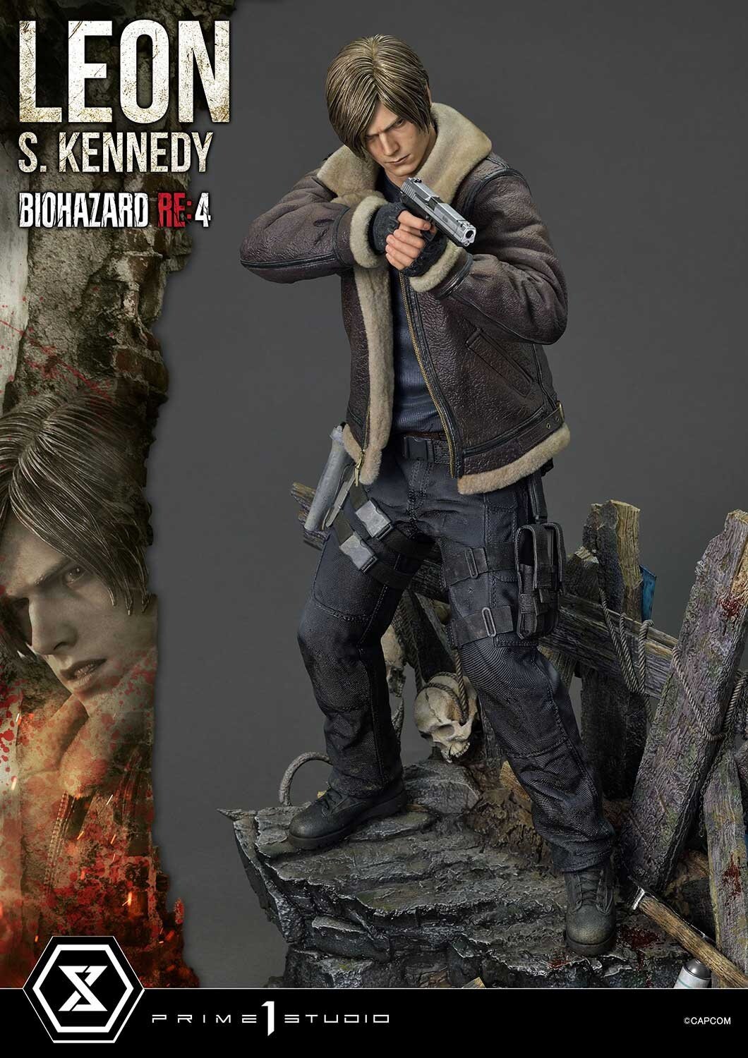 Ultimate Premium Masterline Resident Evil 4 Leon S. Kennedy 1/4 Scale ...