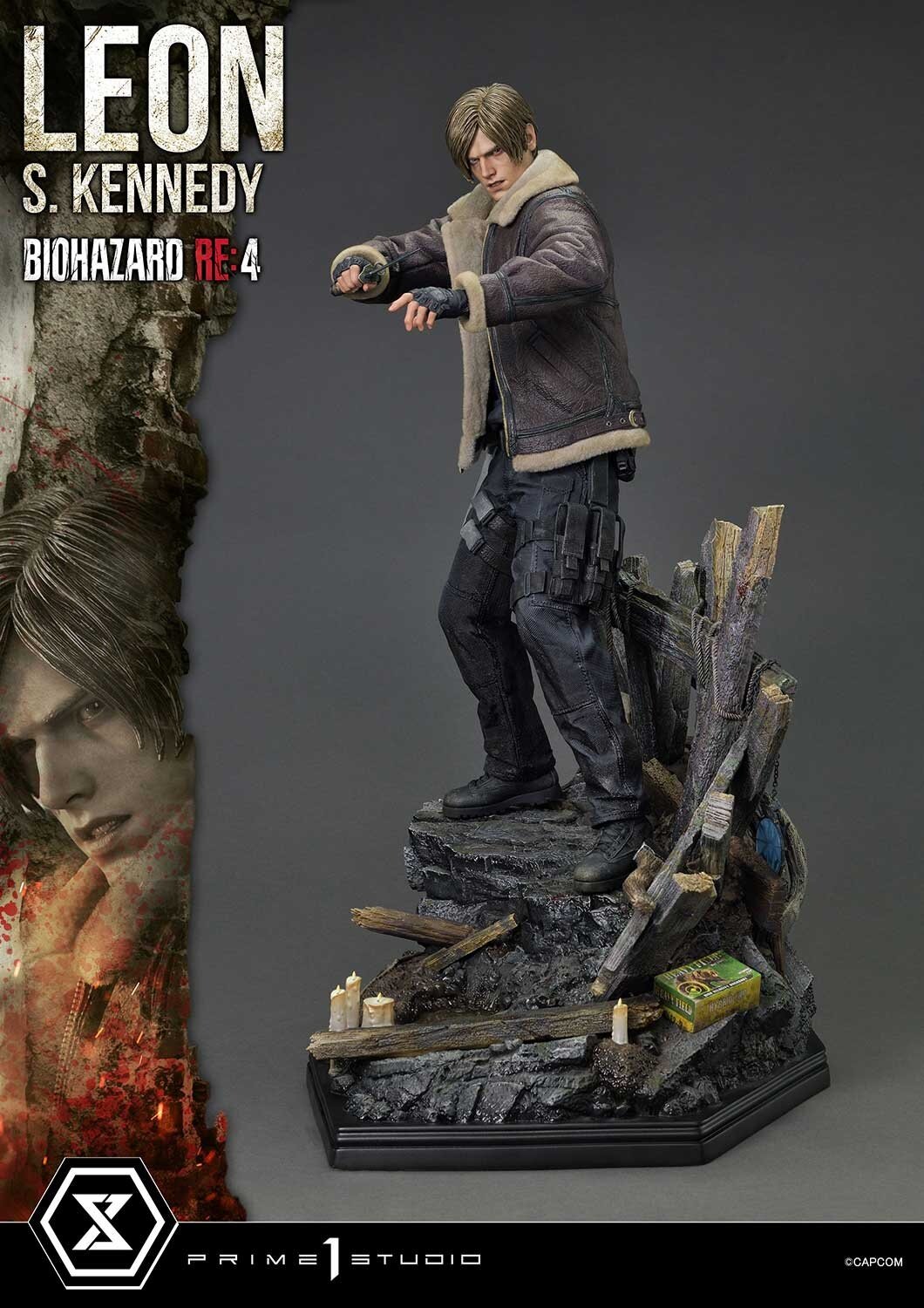 Ultimate Premium Masterline Resident Evil 4 Leon S. Kennedy 1/4 Scale ...