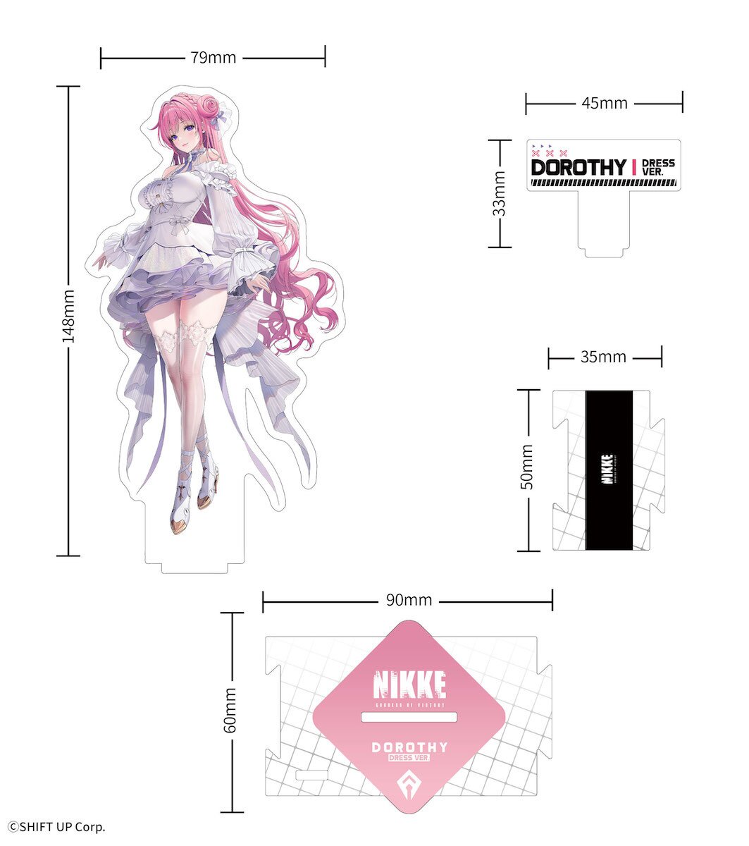Goddess of Victory: Nikke Acrylic Stand Series Dorothy: Dress Ver ...