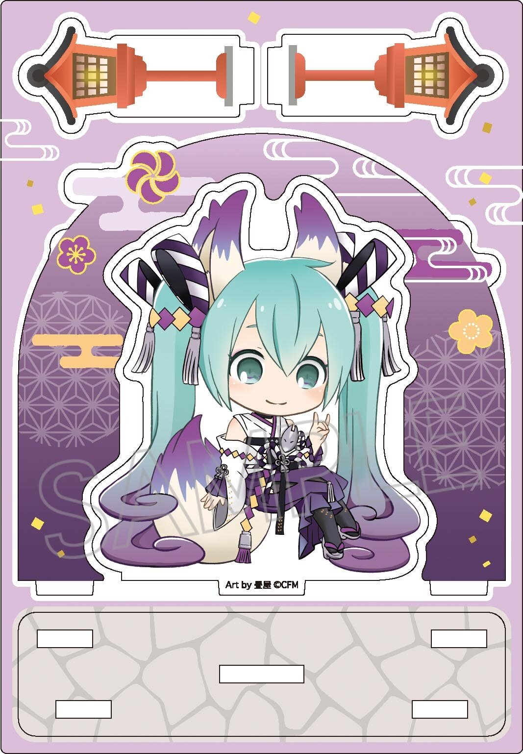 Hatsune Miku Hyakki Yakou Diorama Acrylic Stand Youko (Fuji) - Tokyo ...